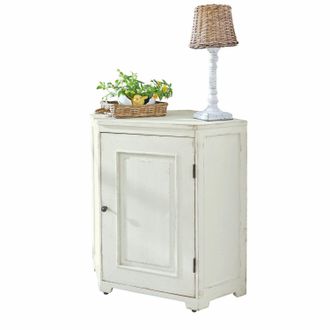 Loberon Eckkommode Yurielka, praktischer Stauraum, reizender Vintage-Look, Antik-Finish, nostalgischer Charme, Kommodenschrank, Kiefernholz, Tannenholz, Furni