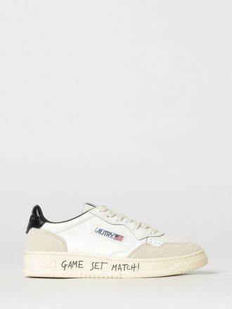 Autry Medalist Low Sneakers aus glattem Kalbsleder mit perforierter Spitze