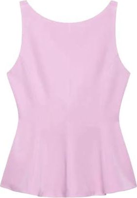 Generic Haut d&eacute;contract&eacute; pour femme, coupe ample, motif papillons, style jupe courte, ourlet slim fit, Pnnrk, S