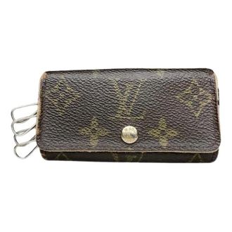 Louis Vuitton Porte-cl&eacute;s en cuir Pre-owned - Femme - Pre-owned - Brun - Taille: ONE Size