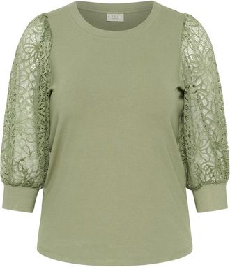 Kaffe Curve Femme, Blouses et Chemises, Vert, Taille: 44 FR Blouses
