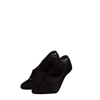 Calvin Klein Socks CK WOMEN FOOTIE MID CUT 2P SHINY LOGO