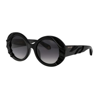 Roberto Cavalli Stylische Sonnenbrille Src010V f&uuml;r den Sommer - - Accessories - unisex - Schwarzk - 52 MM