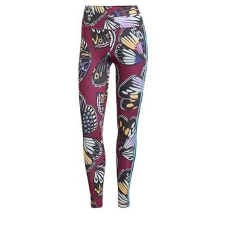 adidas Womens Legging X Farm 7/8, Black/Amazon Red/Energy Ink, L