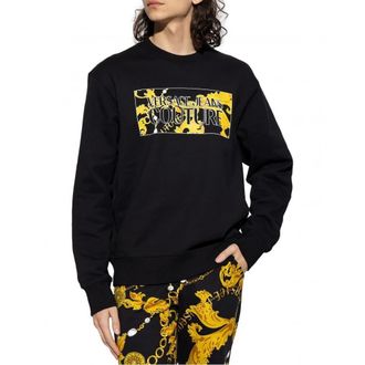Versace Jeans Couture Herren, Sweatshirts & Hoodies, Schwarzk, SGr&ouml;&szlig;e