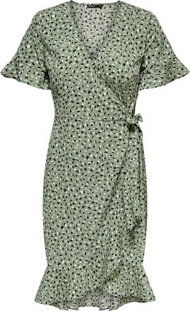Only ONLOLIVIA S/S WRAP Dress WVN NOOS