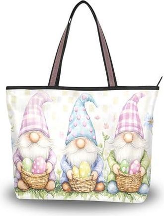 Alaza Grand sac fourre-tout, sac à bandoulière pour femme, sac à main décontracté, sac à main décontracté, flamant rose, sac de courses avec poches zippées,