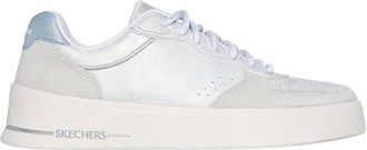 Skechers Femme Hiland Shimmering Splendid Basket, Gray Duraleather/Trim, 36 EU