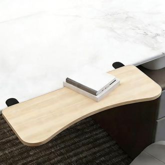Generic Rallonge Bureau Plateau Clavier &agrave; Pince Support r&eacute;glable Installation Facile Gain de Place Support de coude Pliable &agrave; 90&deg; Id&eacute;al for Le Bureau, Le Gami