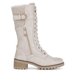 Mustang Jeans Stiefel Mustang 1435-602 Weiß