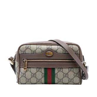 Gucci Pre-owned Sac bandouli&egrave;re Ophidia - Femme - Pre-owned - Beige - Taille: ONE Size