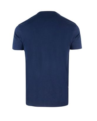 Lacoste Mens T-Shirt Pima Blue Cotton T-Shirts And Polos