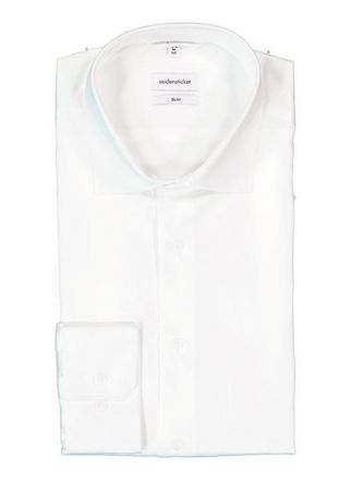 Seidensticker Seidensticker Herren Hemd wei&szlig; Baumwolle