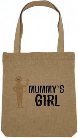 Fabulous Sac Shopping Tote Bag Aspect Lin - Mummys Girl Halloween Mummy Drawing - Sac de Courses Toile Epaisse 360g Beige Naturel Cabas Port&eacute; Epaule Solide Imp
