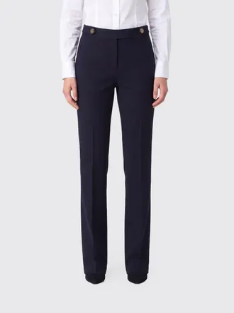 Liu Jo Pantalon skinny en coton taille mi-haute avec zip lat&eacute;ral