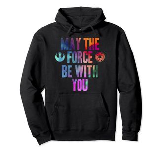 Star Wars May The Force Be With You Rebel And Empire Logo Pullover Hoodie