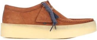 Clarks Chaussures Homme Wallabee Cup 167989 Cuir AI22 en Nubuck avec des lacets, cuir, 45 EU