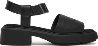 Calvin Klein Sandalen Calvin Klein Chunky Sandal Lth Mg HW0HW03131 Schwarz