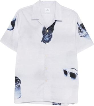 Paul Smith Homme, Chemises, Gris, Taille: XL Short Sleeve Chemises