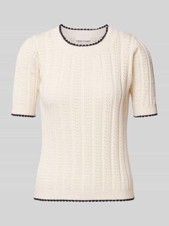 Rich & Royal Strickpullover mit gerippten Abschlüssen