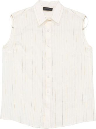 Fabiana Filippi Femme, Blouses et Chemises, Blanc, Taille: 38 FR Cotton Silk Viscose Shirt