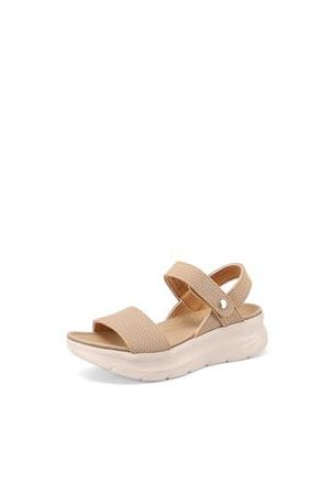 Queen Helena BZ430 Sandales de sport avec semelle orthop&eacute;dique d&eacute;contract&eacute;es pour femme, marron, 37 EU