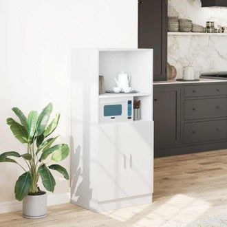 vidaXL Vidaxl - Armoire de cuisine blanc 57x41,5x131,5 cm bois ding&eacute;nierie