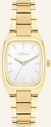 s.Oliver S.Oliver Armbanduhr Aus Edelstahl gold
