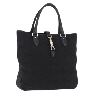 Gucci Pre-owned Canvas Tote Bag - - Pre-owned - Damen - Schwarzk - ONE SIZE