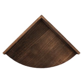 Cabilock CORHAD Schwebendes Eckregal aus Sicherem Holz 28cm Rustikales Wandregal f&uuml;r Wohnzimmer und Schlafzimmer Aufbewahrungsregal f&uuml;r Pflanzen und Dekoration