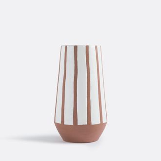 La Redoute Interieurs Vase En C&eacute;ramique Bicolore H22 Cm Selora