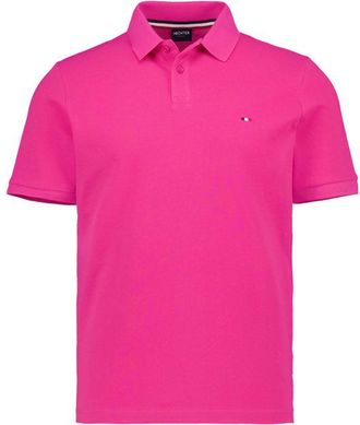 Daniel Hechter Herren Polo-Shirt rosa Baumwoll-Piqu&eacute;