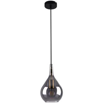 N&auml;ve Naeve GOTA Plafonnier suspendu d&ocirc;me 20 cm noir 1xE27