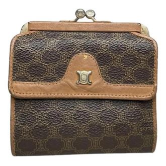 Celine Pre-owned Triomphe Geldb&ouml;rse - - Pre-owned - Damen - Braun - ONE SIZE