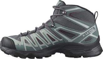Salomon X Ultra Pioneer Mid ClimaSalomon Waterproof Damen Wanderschuhe, Alle Wetterbedingungen, Sicherer Fußhalt, Stabil und gedämpft, Ebony, 38