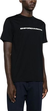 Emporio Armani Homme, Tops, Noir, Taille: S T-shirt ras du cou