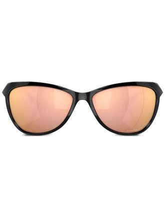 Oakley lunettes de soleil Pasque &agrave; verres miroirs - Noir