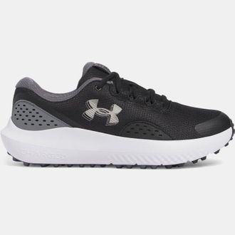 Under Armour Surge Golfschuhe f&uuml;r Herren Schwarz / Castlerock / Metallisch Gun Metal 44.5