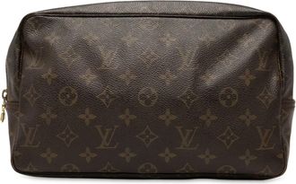 Louis Vuitton Clutches - Monogram Trousse Toilette 28 - Gr. unisize - in Braun - f&uuml;r Damen