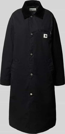 Carhartt Work in Progress Parkamantel mit Label-Patch