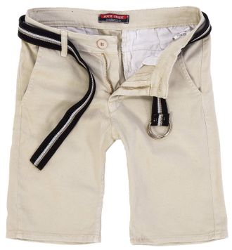 Rock Creek Herren Chino Shorts Hose Kurz Chinoshorts Inkl G&uuml;rtel M&auml;nner Sommer Bermuda Stretch Rc-2133 30 Beige