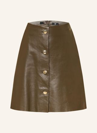 Riani Riani Lederrock braun