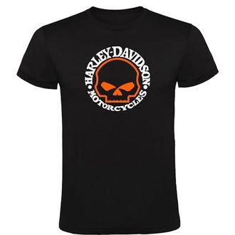 Generico T-shirt noir cr&acirc;ne humain pour fans Harley Moto, Noir, XL