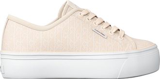 Calvin Klein Jacquard Logo Platform Trainers