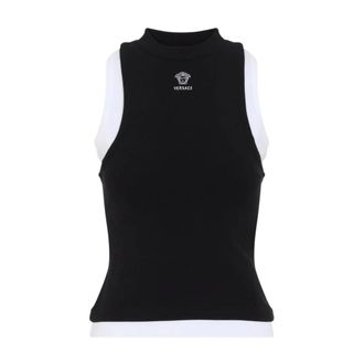 Versace D&eacute;bardeur Vintage - Femme - Tops - Noir - Taille: 38 FR
