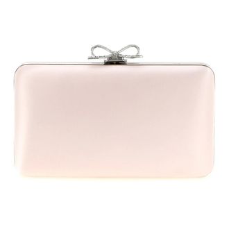 Self Portrait Satin Clutch - - Bags - Damen - Rosa - ONE SIZE