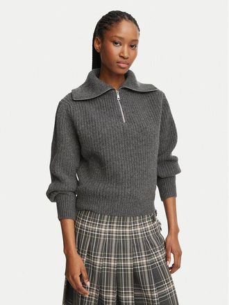 Max Mara Pullover Laser 2625366182 Grau Regular Fit