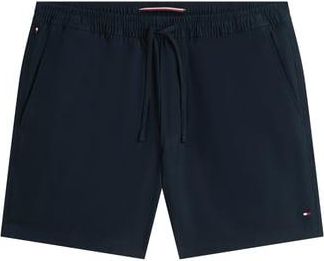 Tommy Hilfiger Short droit Dover &agrave; logo en coton m&eacute;lang&eacute;