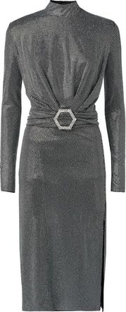 Philipp Plein Femme, Robes, Gris, Taille: 38 FR Long Dress