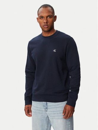 Calvin Klein Jeans Pullover 350Terry Mongrm Cn LV04RG275G Dunkelblau Regular Fit